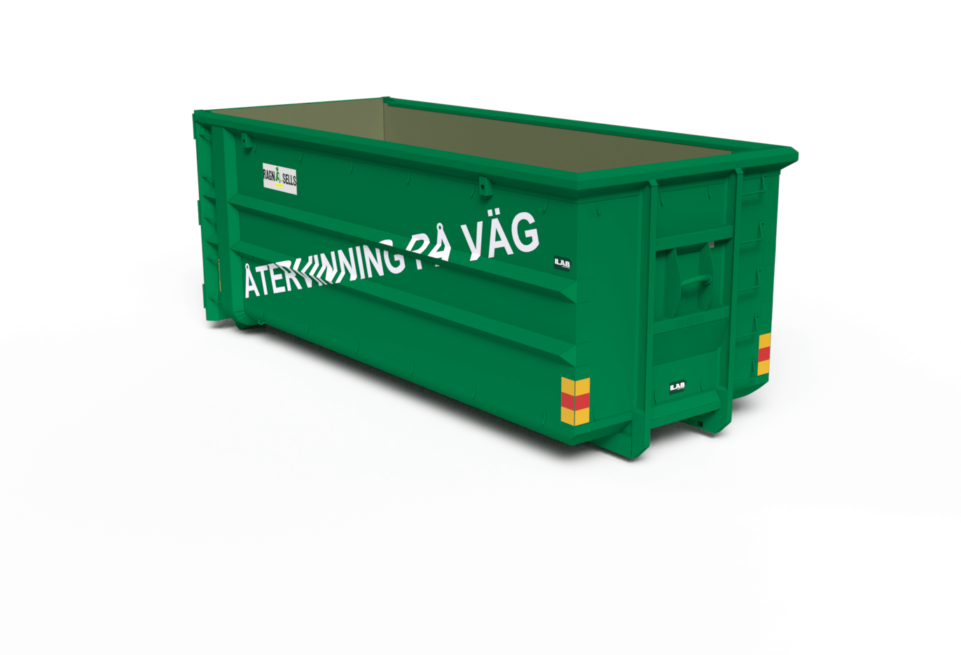 20 m3 stor öppen container